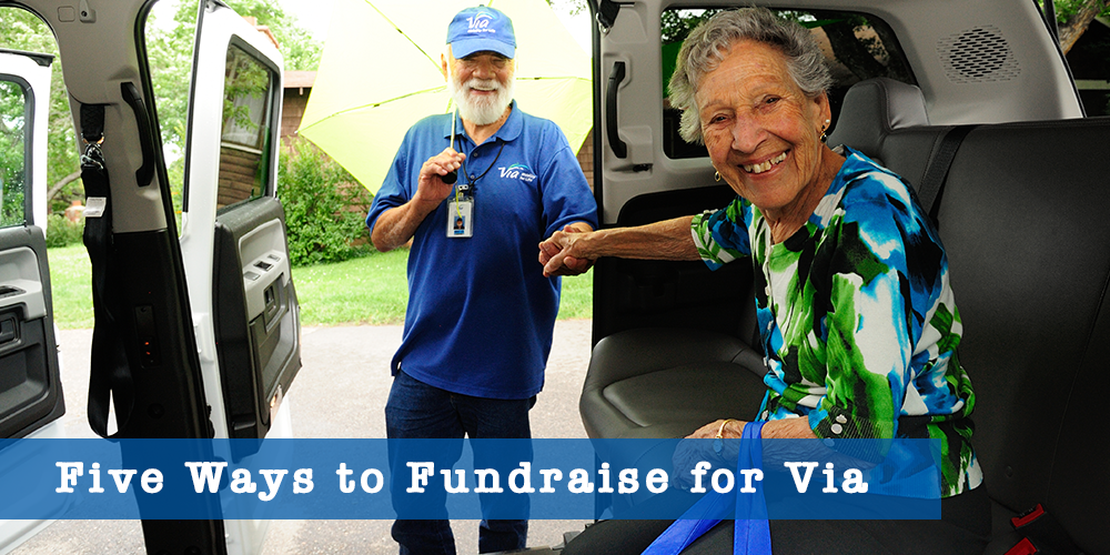 Five Ways to Fundraise for Via | Via Mobility Services