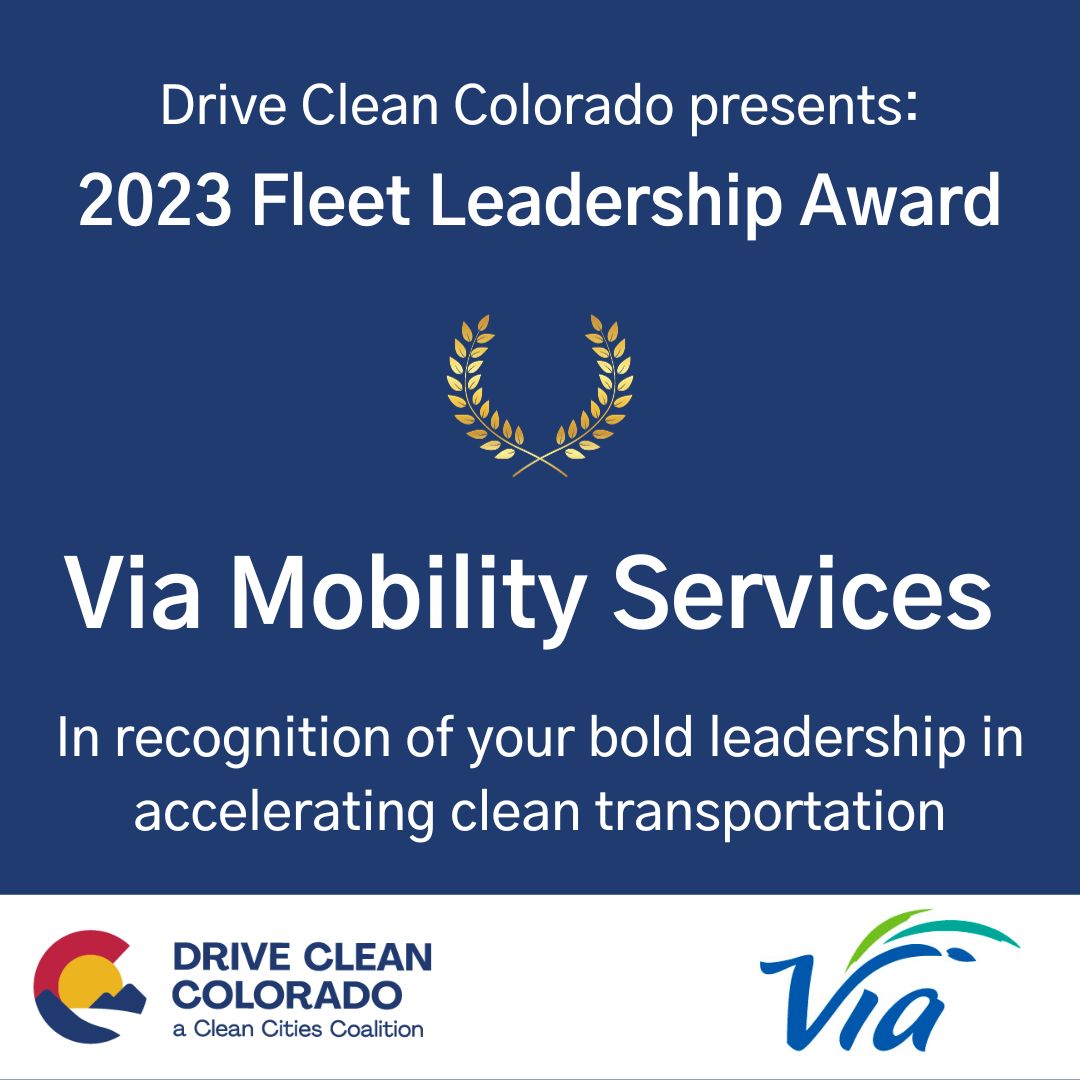 Via Mobility Services Receives 2023 Fleet Leadership Award from Drive ...