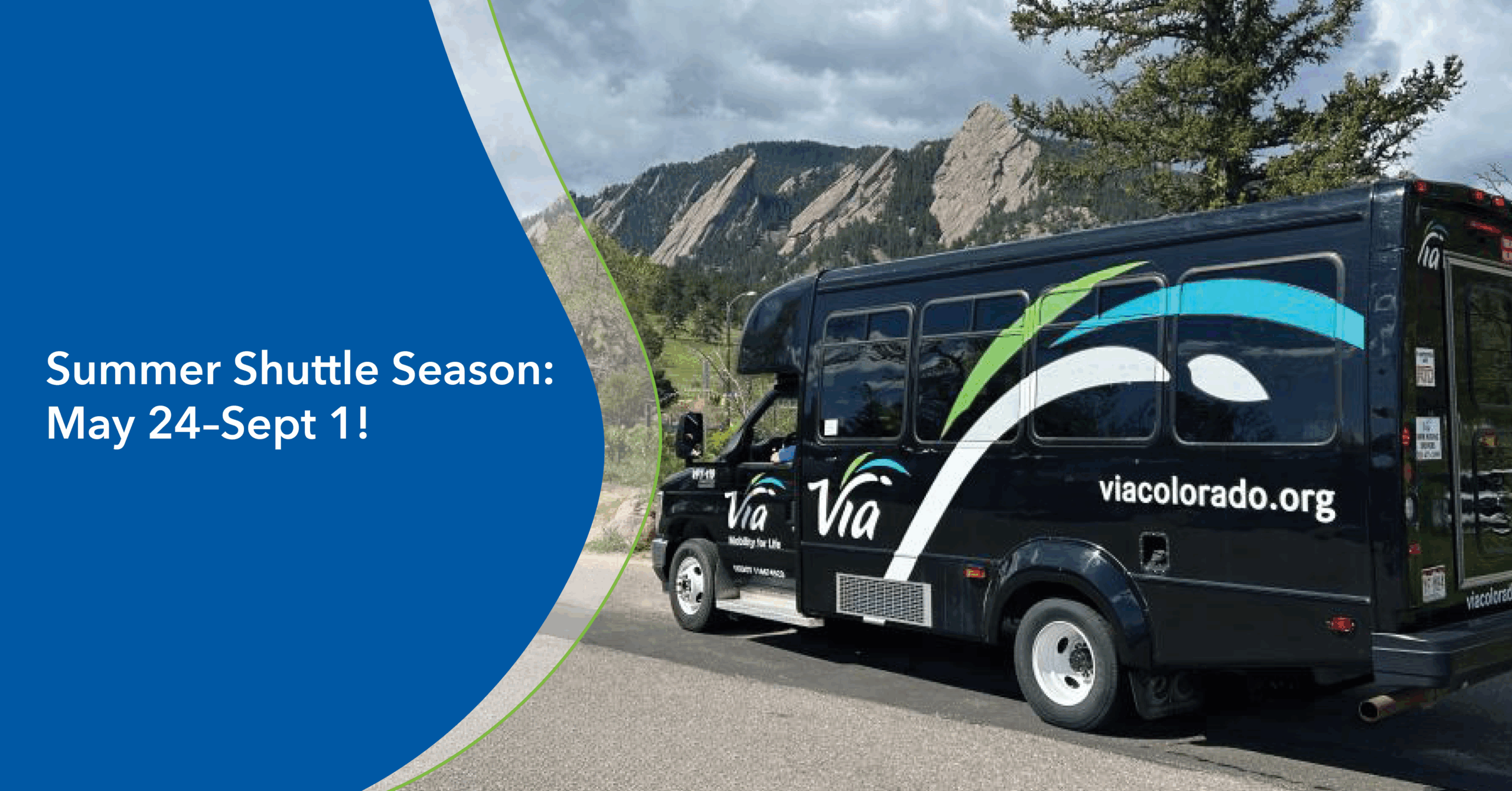 Summer Shuttle Season: May 24–Sept 1! | Via Mobility Services